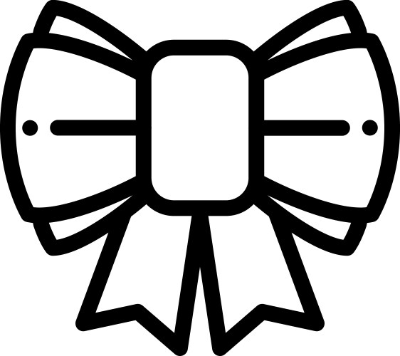 Birds icon thin linear style design isolated Vector Image