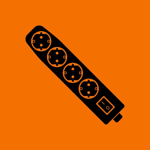 Electric extension icon Royalty Free Vector Image