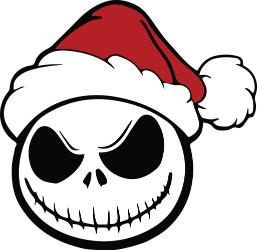 Jack Skellington Christmas Halloween Royalty Free Vector