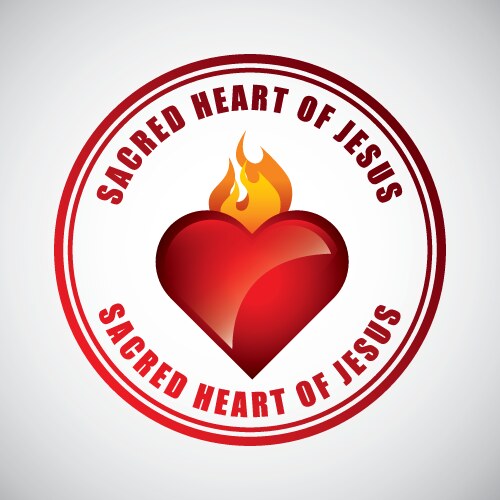 Close-up of jesus christ smiling Royalty Free Vector Image