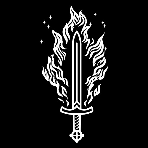 Flame Sword Vector Images (over 1,500)
