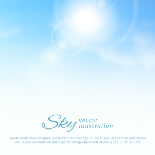 Abstract summer sunlight Royalty Free Vector Image