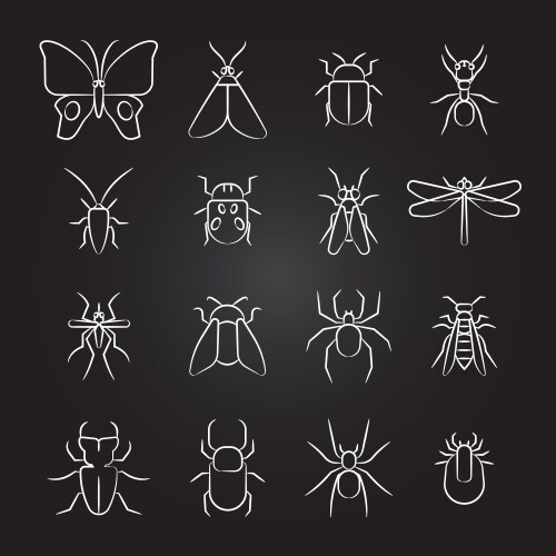 Insect Outlines Vector Images (over 55,000)