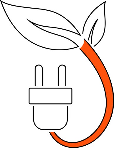 Set electric switch and plug Royalty Free Vector Image