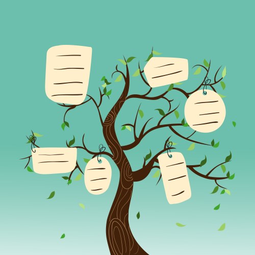 Blank Family Tree Vector Images (over 410)