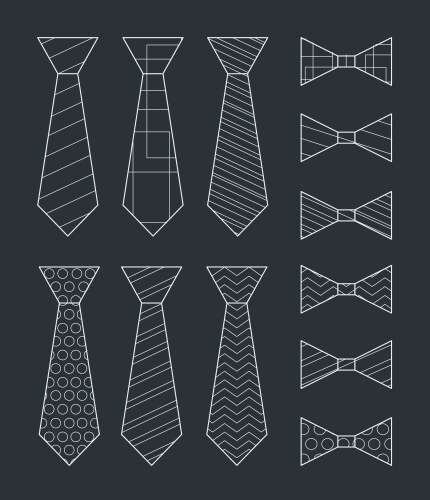 Bow tie Royalty Free Vector Image - VectorStock