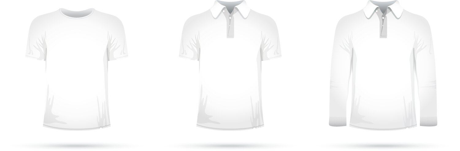 Plain White T-Shirt Template Vector Images (over 310)