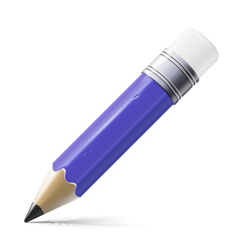 Object pencil Royalty Free Vector Image - VectorStock