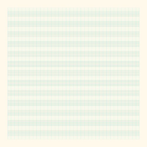 Graph paper printable grid with stave Royalty Free Vector