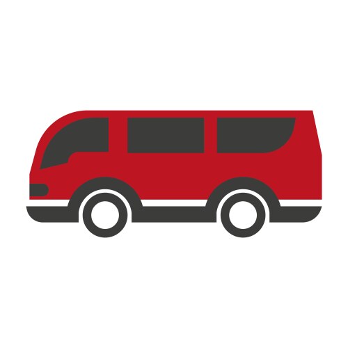 Surveillance van cartoon Royalty Free Vector Image