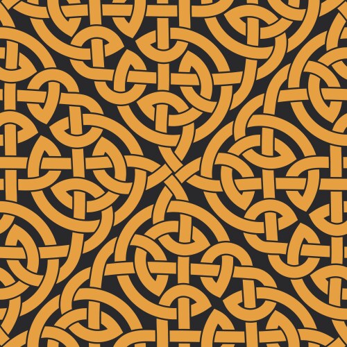 Red black tangled lines seamless pattern Vector Image