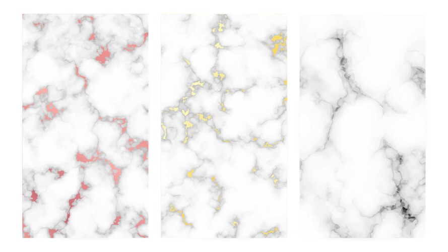 Set of marble texture backgrounds Royalty Free Vector Image