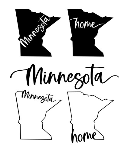 Minnesota Outline Vector Images (over 630)