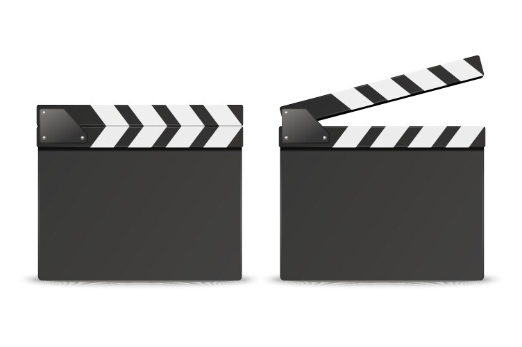 Movie clap Royalty Free Vector Image - VectorStock
