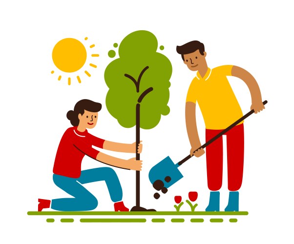 Teamwork Trees Vector Images (over 6,600)