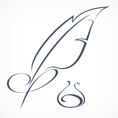 Old Fashioned Quill Pen Vector Images (over 460)