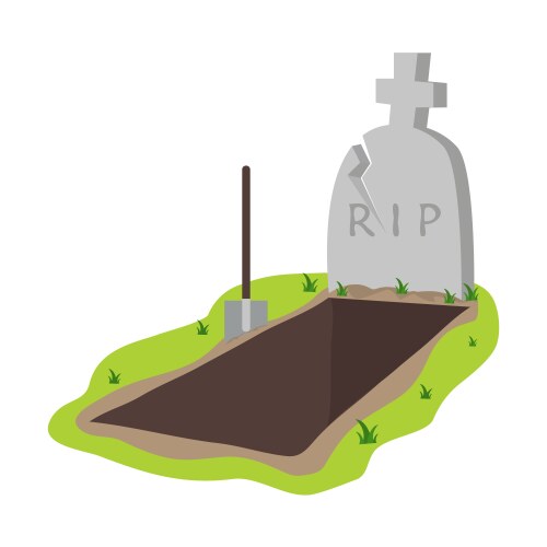 Cartoon Grave Rip Vector Images (over 2,200)