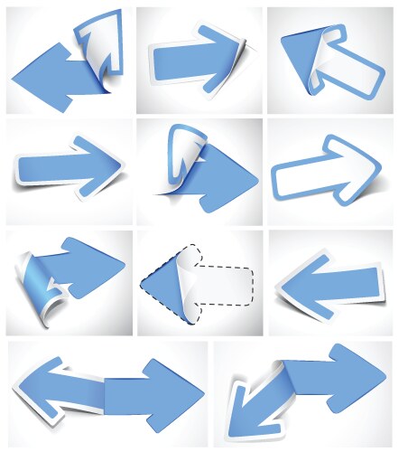 Paper calendar with arrow Royalty Free Vector Image