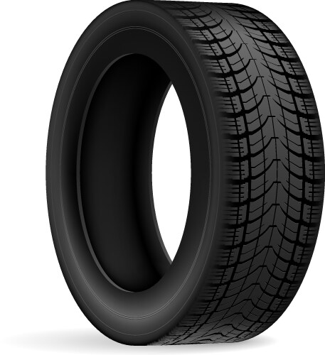 Tire cartoon Royalty Free Vector Image - VectorStock