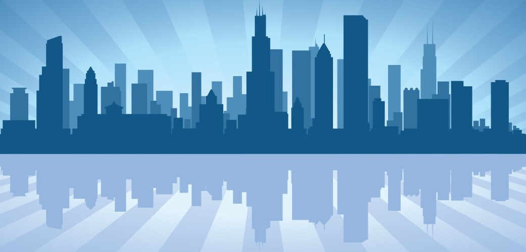 Chicago Skyline Vector Images (over 950)