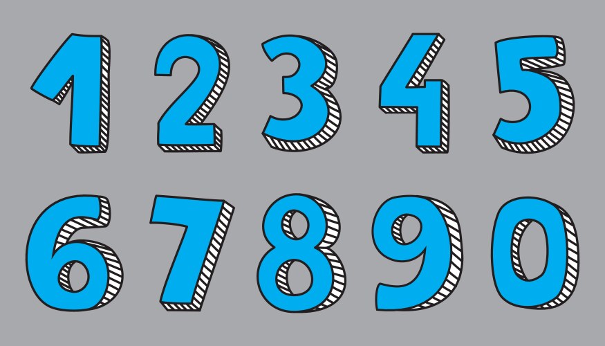 Blue Number 5 Vector Images (over 3,800)