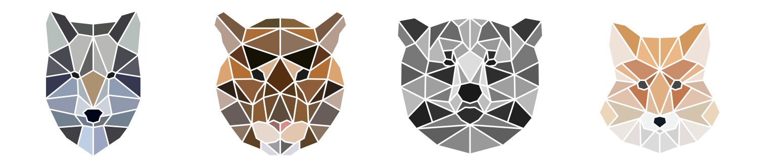 Geometric Husky Vector Images (over 220)