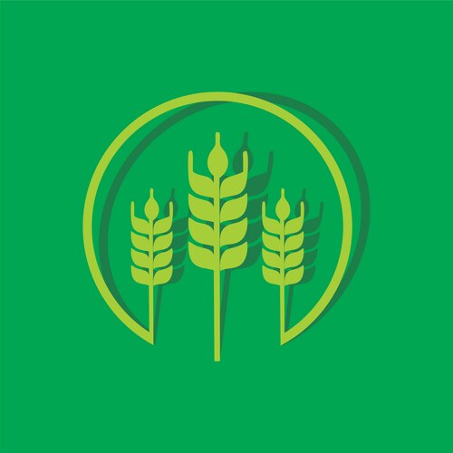 Paddy field logo Vector Images & Graphics for Commercial Use | VectorStock