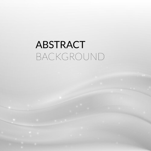 Luxurious abstract background with silver lines Vector Image