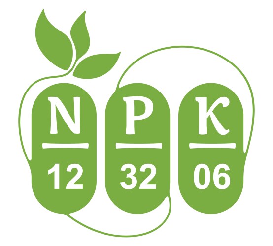 N p k composition diagram for fertilizers Vector Image