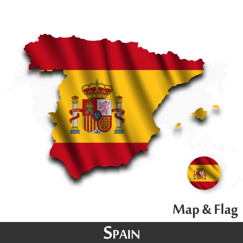 Spain Map Flag Vector Images (over 3,600)