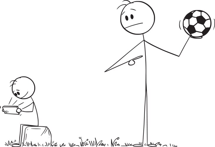 Kids Playing Phone Vector Images (over 1,900)