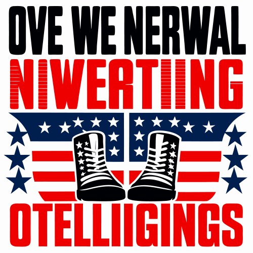 American veteran us maps boots and weapon Vector Image