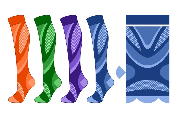 Socks Royalty Free Vector Image - VectorStock