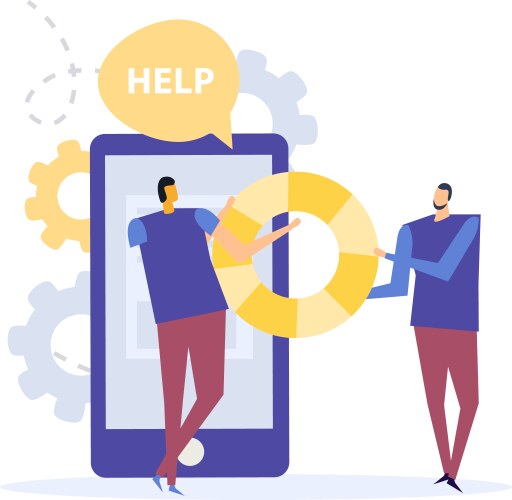 Support call center infographic Royalty Free Vector Image