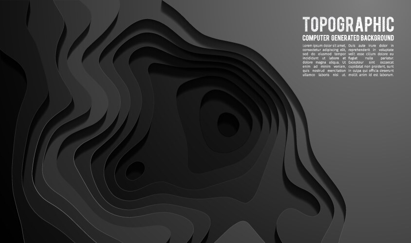 Colorful paper cutout cut banner concept Vector Image