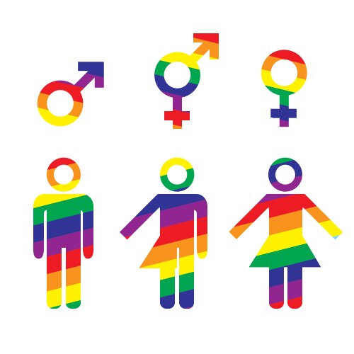Transgender icon Royalty Free Vector Image - VectorStock
