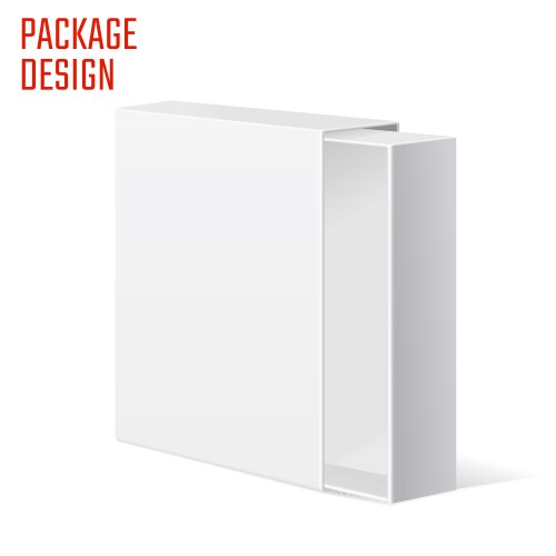 Milk blue carton package isolated Royalty Free Vector Image