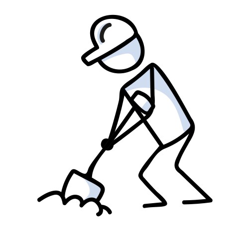 Stick figure construction building Vector Images & Graphics for ...