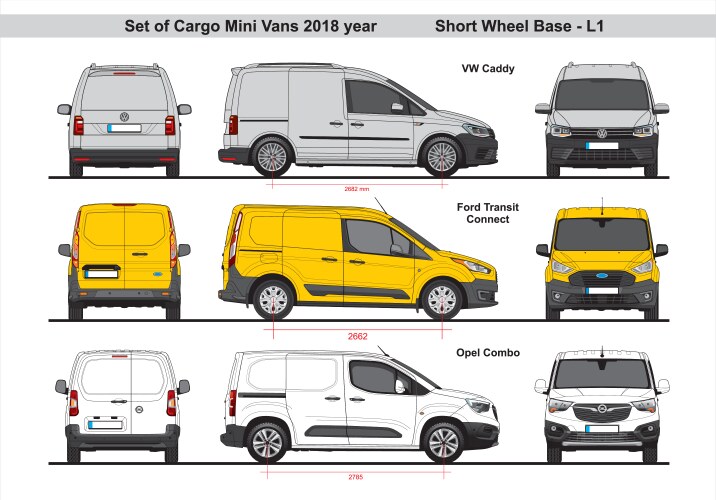 Ford transit cargo van template wraps Vector Images & Graphics for ...