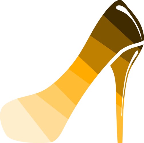 Pink heel Royalty Free Vector Image - VectorStock