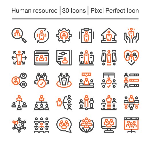 Identity hiring or human resource management Vector Image