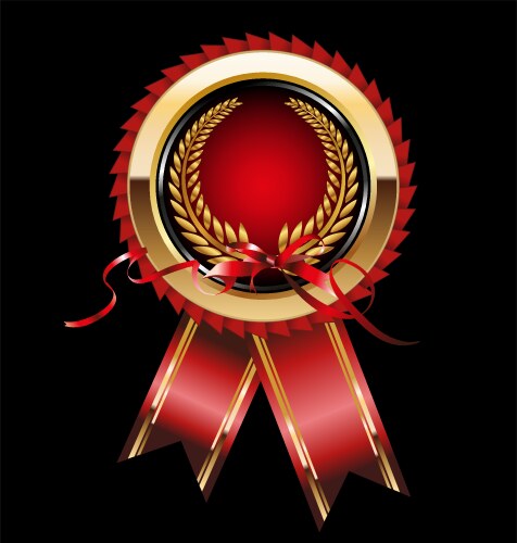 Red and orange certificate or diploma template Vector Image