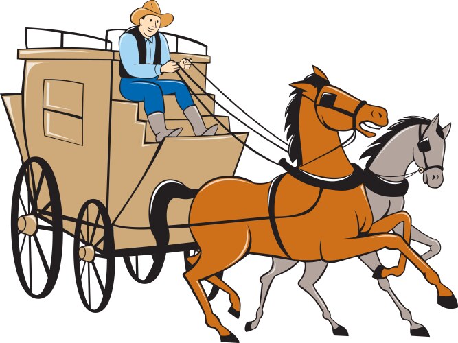 Delivery van driver thumbs up circle cartoon Vector Image