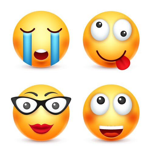 What is wrong emoticon Royalty Free Vector Image