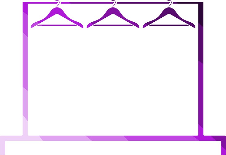 Cloth hanger icon Royalty Free Vector Image - VectorStock