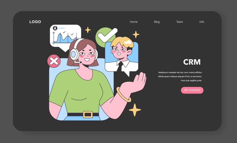 Crm Dashboard Vector Images (over 360)