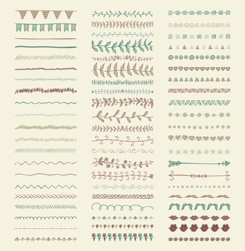 Floral Underline Vector Images (over 850)