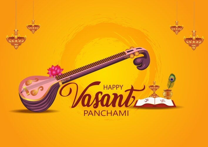 Vasant panchami Vector Images & Graphics for Commercial Use | VectorStock