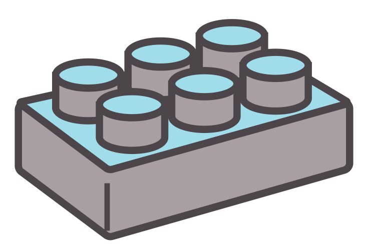 Kid toy construction cubes or children constructor