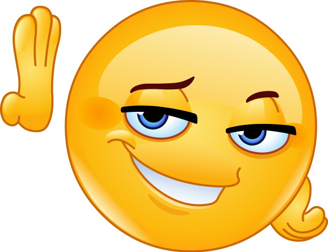 Rapper emoticon Royalty Free Vector Image - VectorStock